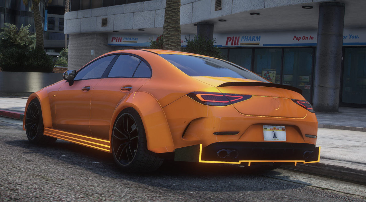 FiveM Debadged Mercedes CLS 2019 Animated | GTA 5– DigitalLatvia