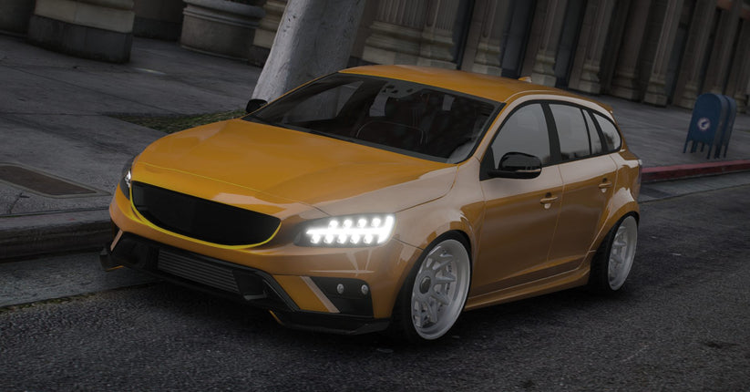 FiveM Volvo V60 Widebody | Debadged | Tuning | GTA 5– DigitalLatvia