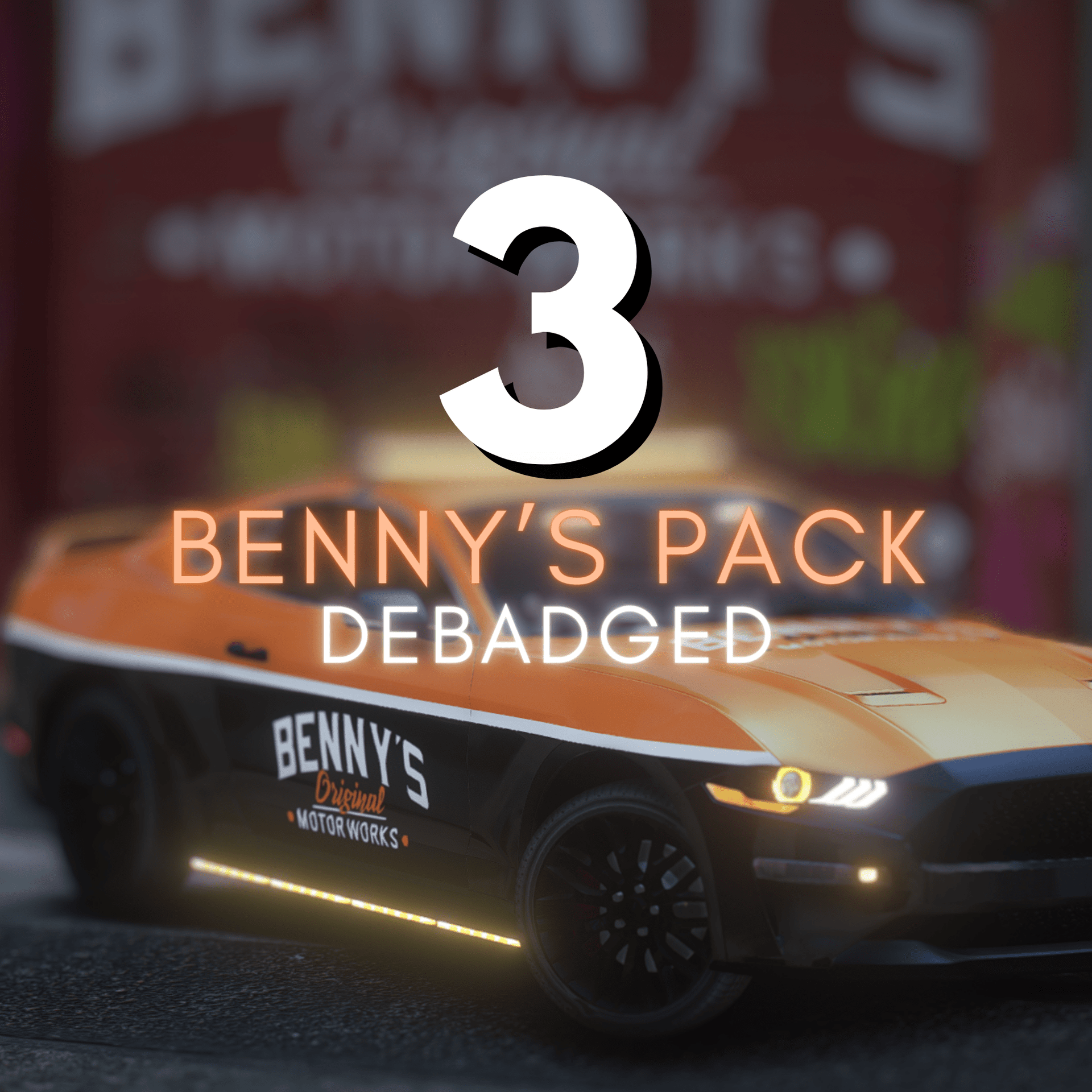 FiveM Debadged Benny's Mechanics Car Pack | 3 VEHICLES – DigitalLatvia