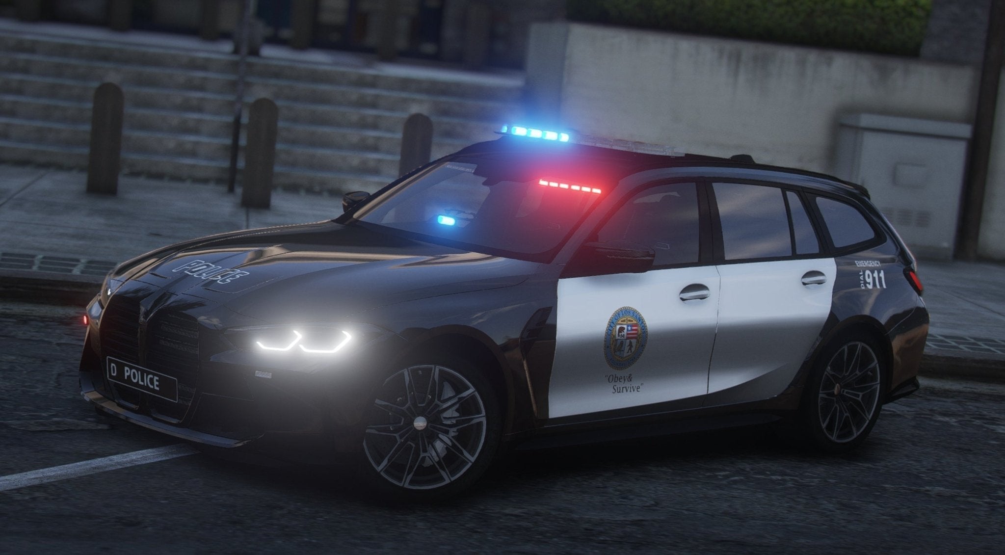 FiveM BMW M3 G80 Touring LSPD | Debadged | Template | GTA 5– DigitalLatvia