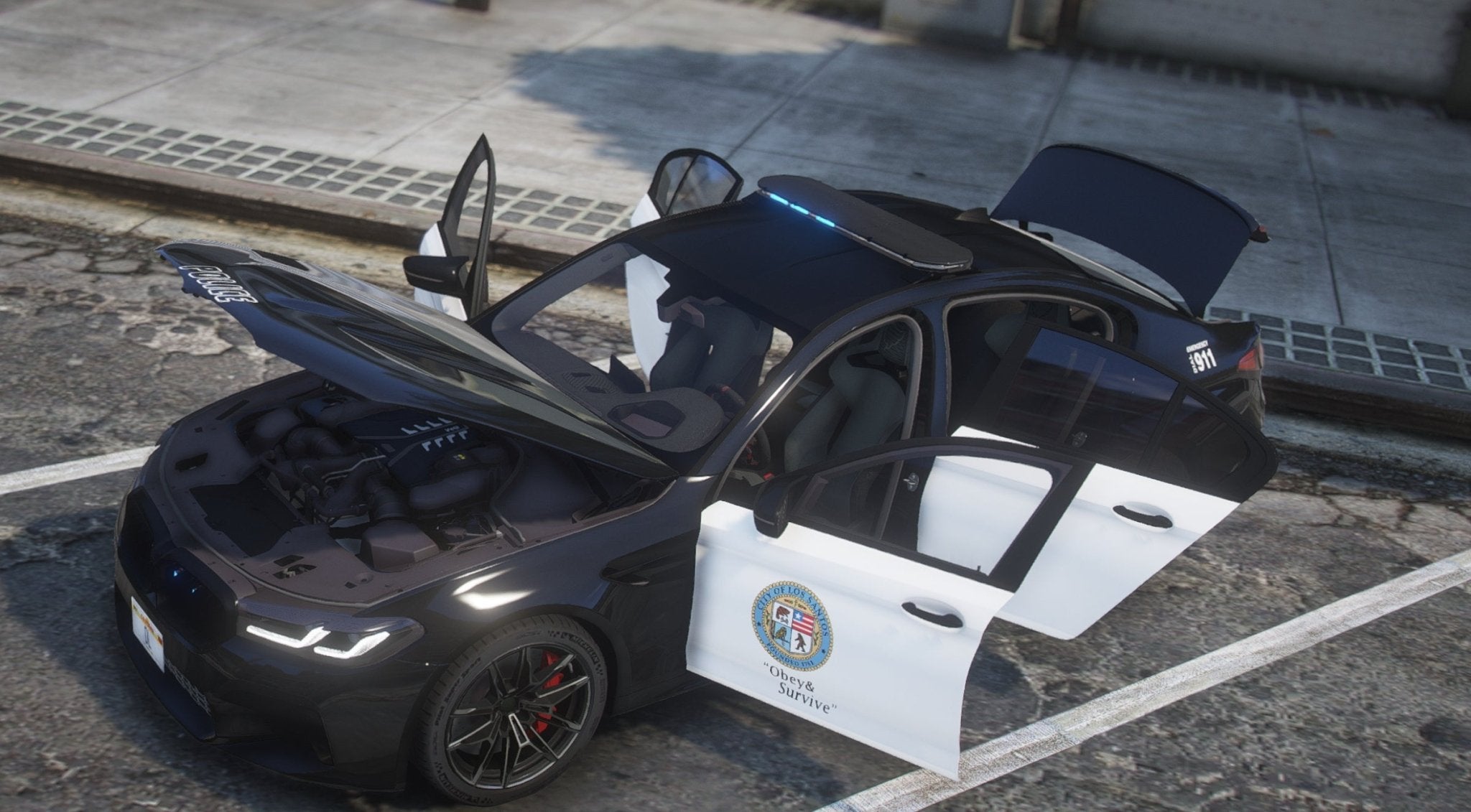 FiveM BMW M5 F90 LSPD | Debadged | Template | GTA 5– DigitalLatvia