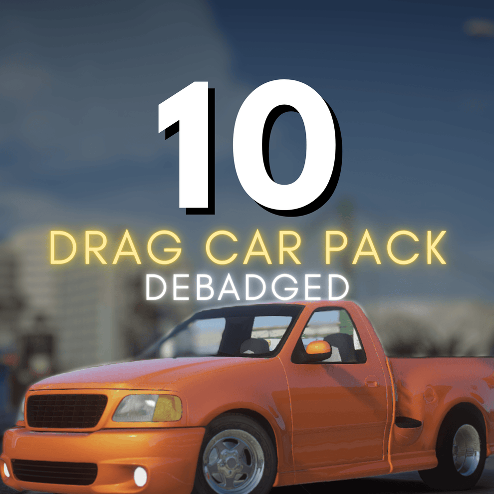 FiveM Debadged 10 Drag Racing Car Pack – DigitalLatvia
