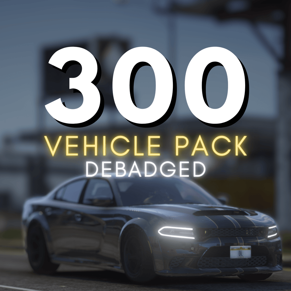 FiveM Debadged Car Pack | 300 CARS – DigitalLatvia