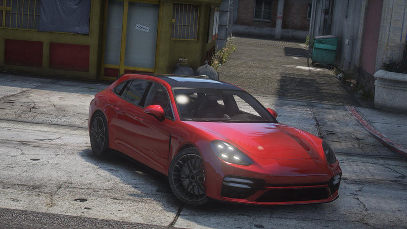 FiveM Porsche Panamera Turbo S Sport Turismo 2022 | Debadged | GTA 5 ...