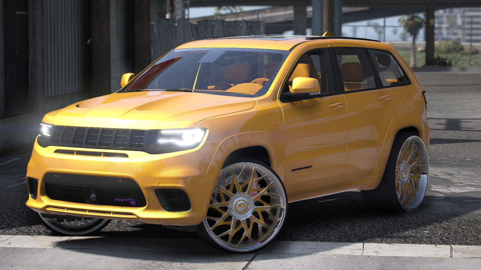 Jeep Trackhawk Custom | Debadged | Custom Sound | GTA 5– DigitalLatvia