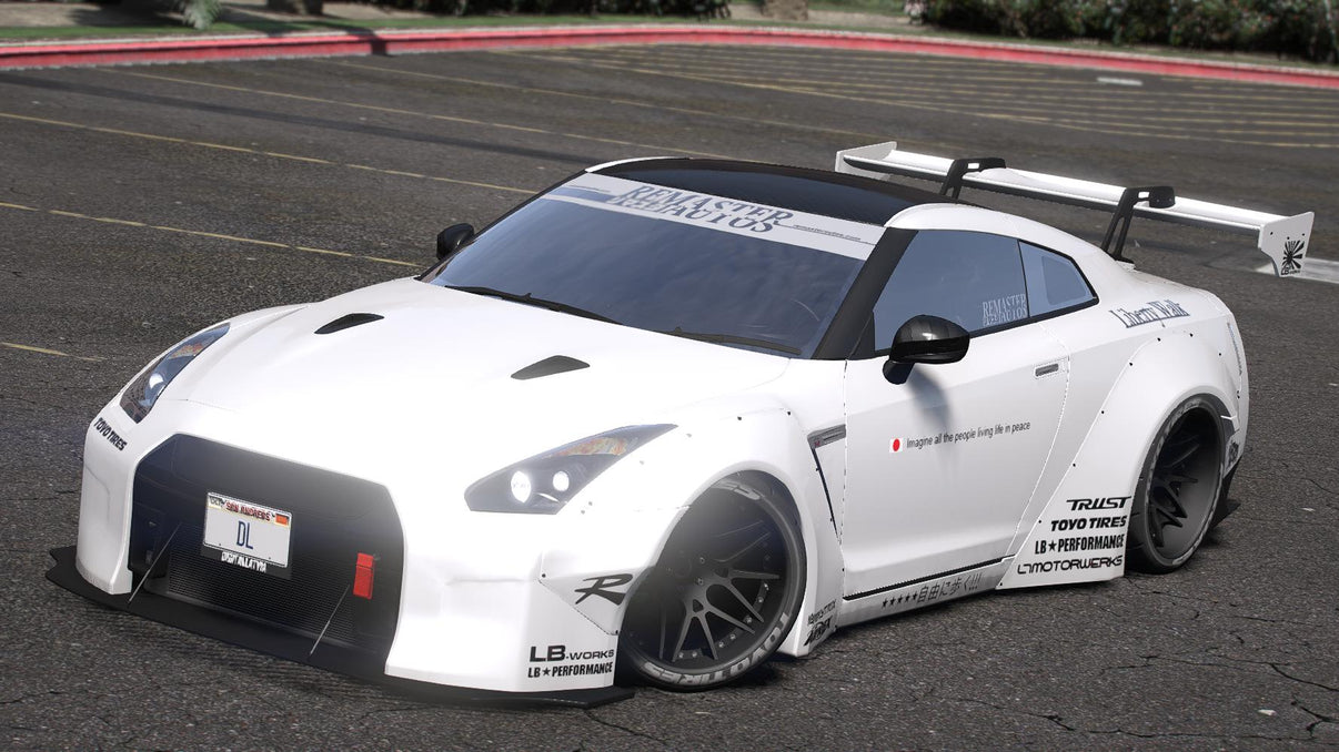 FiveM Nissan GT-R R35 Liberty Walk | Debadged | Tuning | Template | GTA ...
