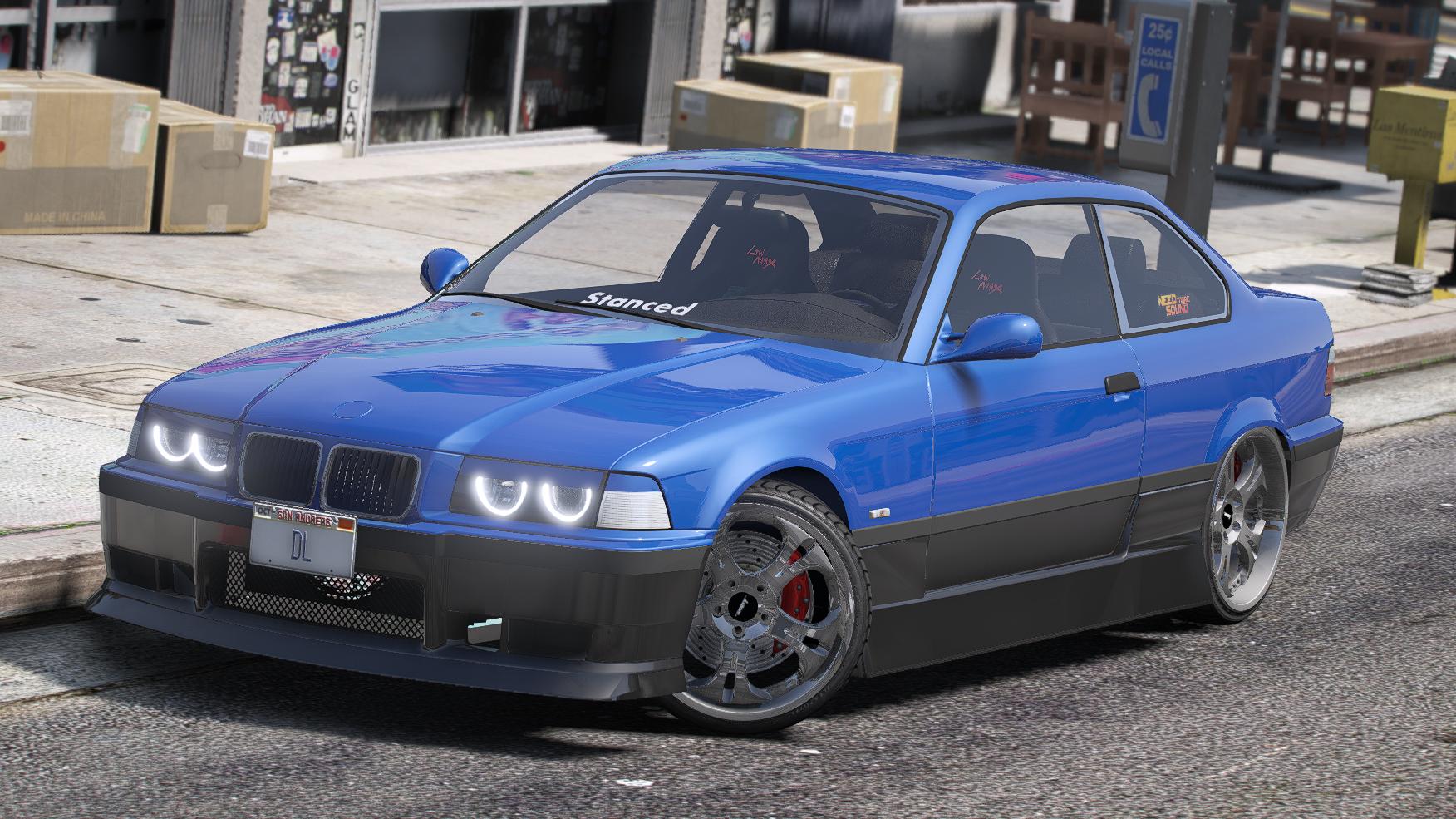 FiveM BMW E36 Stanced Drift | Debadged | GTA 5– DigitalLatvia