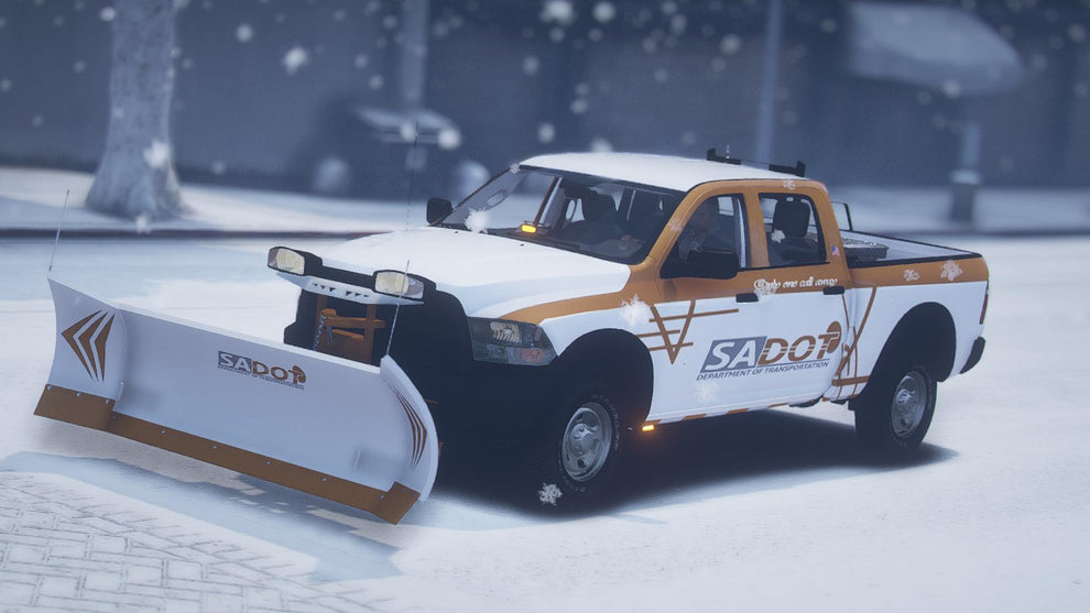 FiveM Dodge Ram Snow Plow | Debadged | Template | GTA 5– DigitalLatvia
