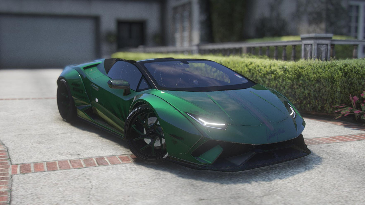 FiveM Lamborghini Huracan Spyder Liberty Walk | Debadged | GTA 5 ...