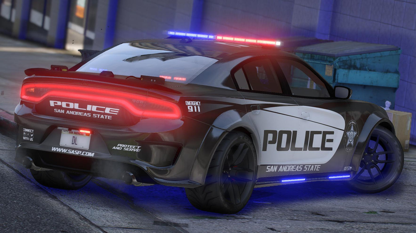FiveM Dodge Charger SRT Hellcat Police | Debadged | Template | GTA 5 ...