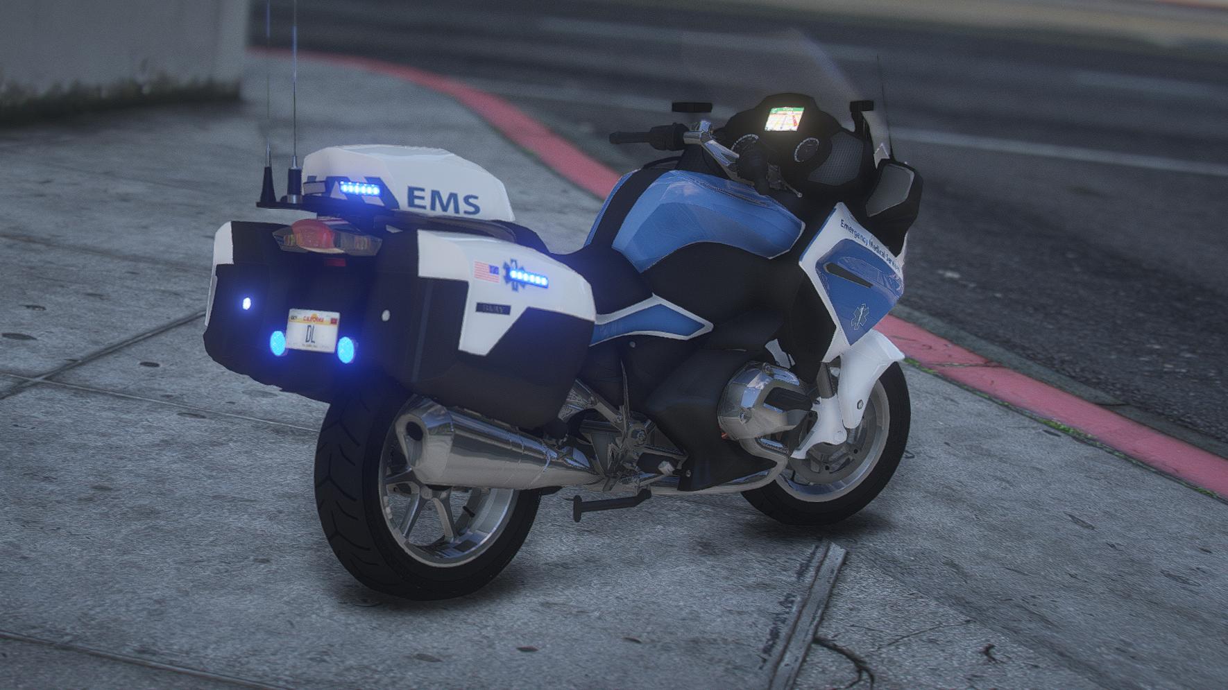 FiveM BMW R1200RT EMS Bike | Debadged | Template – DigitalLatvia