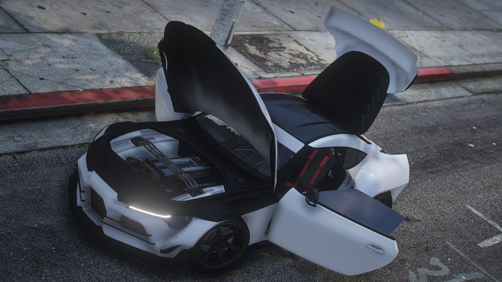 FiveM Dinka Jester RR Widebody Custom | Tuning | Custom Sound ...