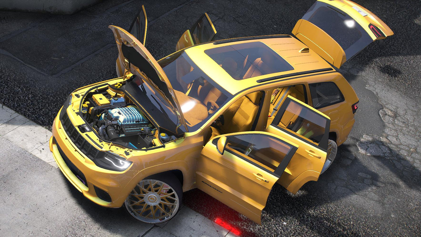 Jeep Trackhawk Custom | Debadged | Custom Sound | GTA 5– DigitalLatvia