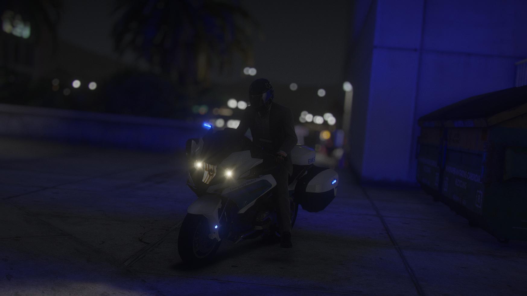 FiveM BMW R1200RT EMS Bike | Debadged | Template – DigitalLatvia