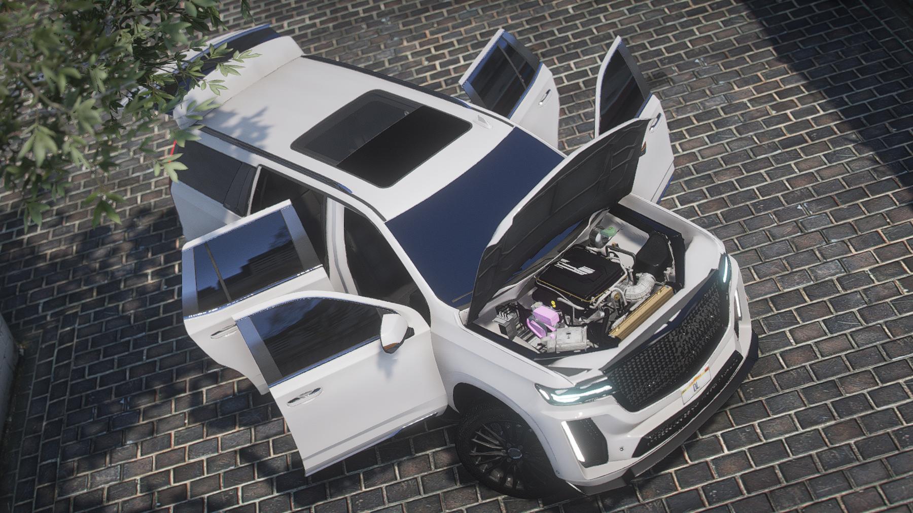 FiveM Cadillac Escalade ESV 2024 | Debadged | GTA 5– DigitalLatvia