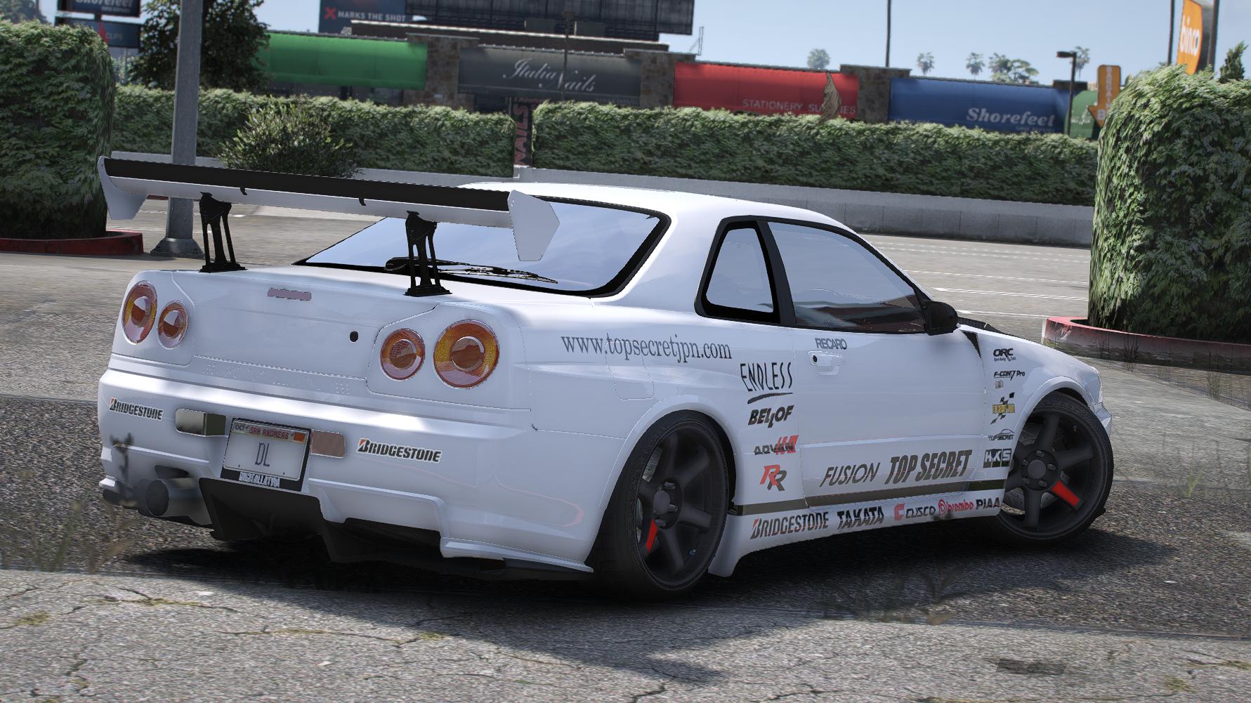 FiveM Nissan Skyline GT-R R34 | Debadged | Tuning | Template ...