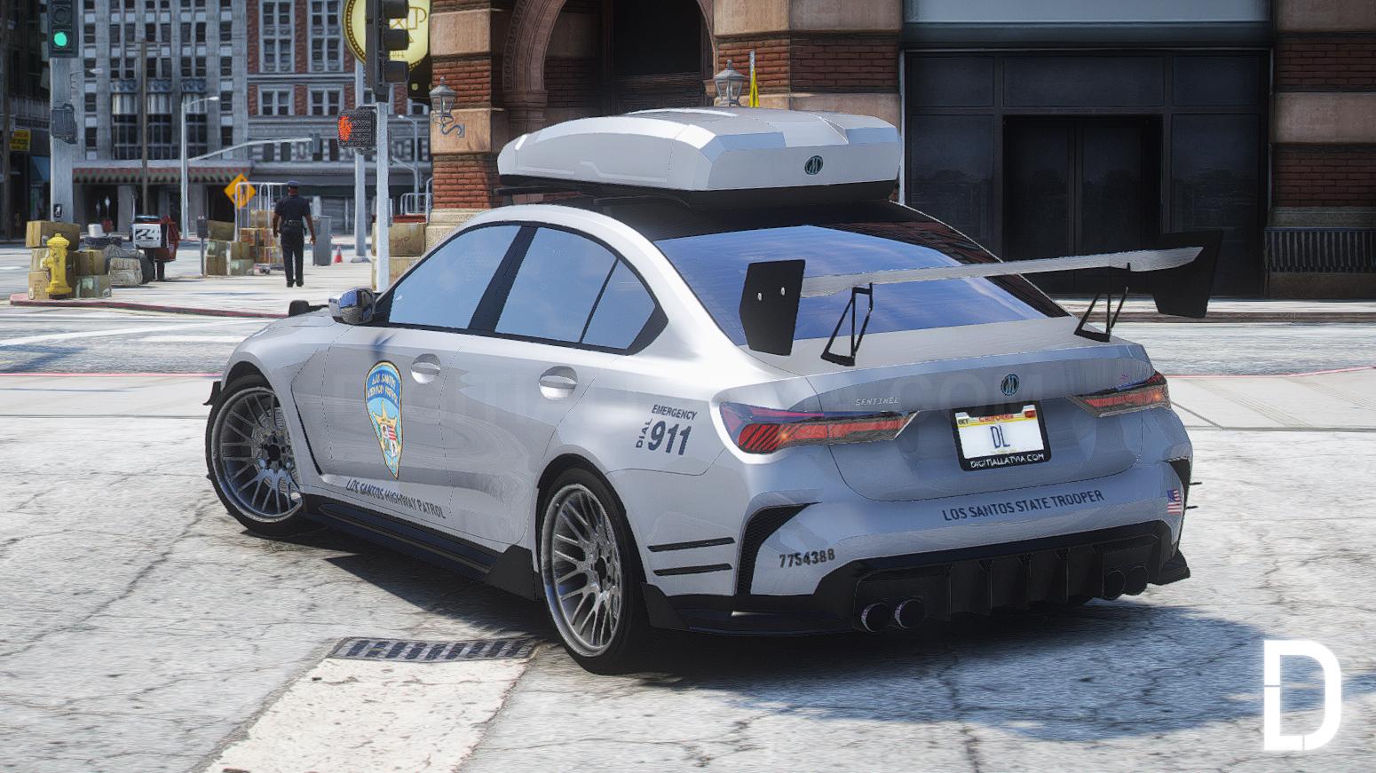 FiveM Ubermacht Sentinel GTS Police Custom | Tuning | Template | GTA 5 ...