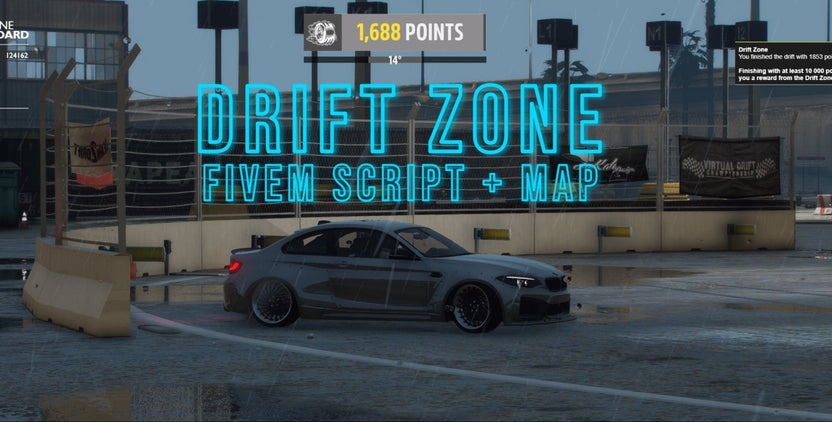 FiveM Drift Zone Script [ESX/QB] – DigitalLatvia