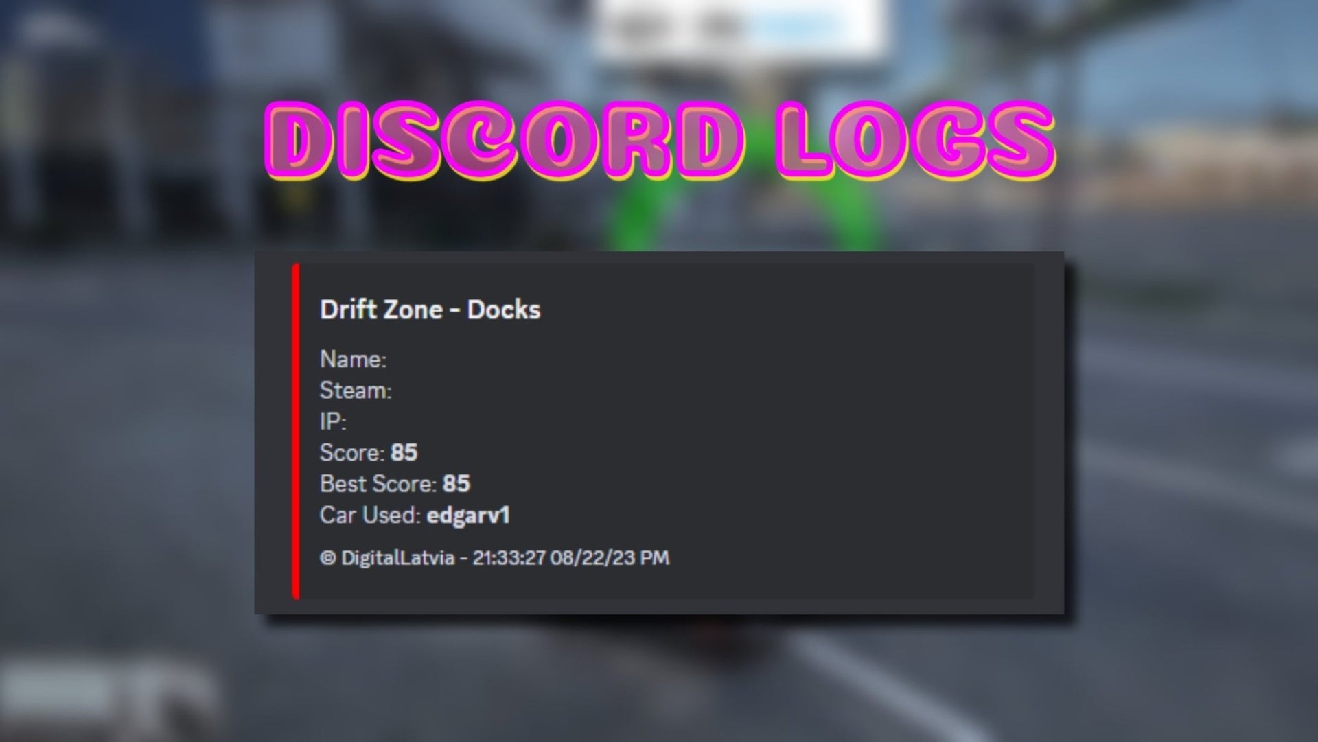Game Drift Zone V2 Script [Standalone, ESX, QB] – DigitalLatvia