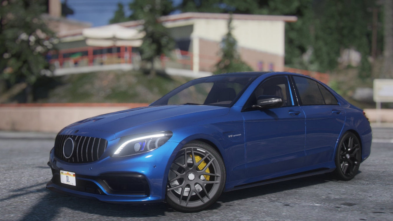 FiveM Debadged Mercedes C63S | GTA 5– DigitalLatvia