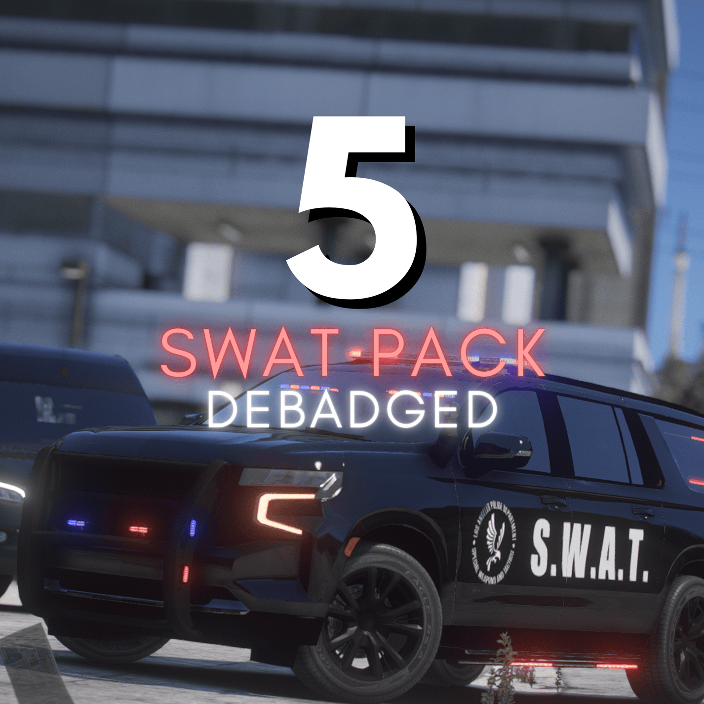 FiveM SWAT Debadged Police Pack | 5 Vehicles | GTA 5– DigitalLatvia